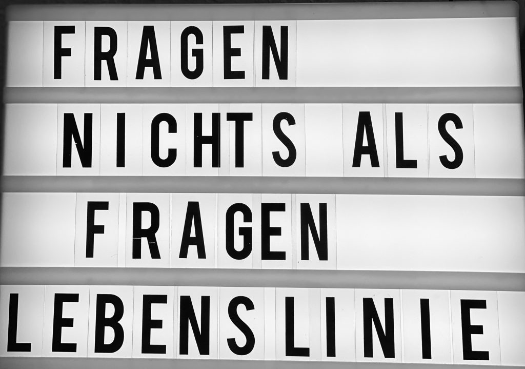 Fragen, nichts als Fragen - Lebens-Linie | Beratung - Coaching